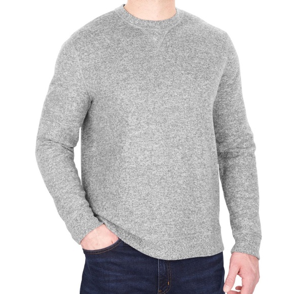 Member's Mark | Sweaters | Members Mark Mens Crewneck Pullover Grey ...